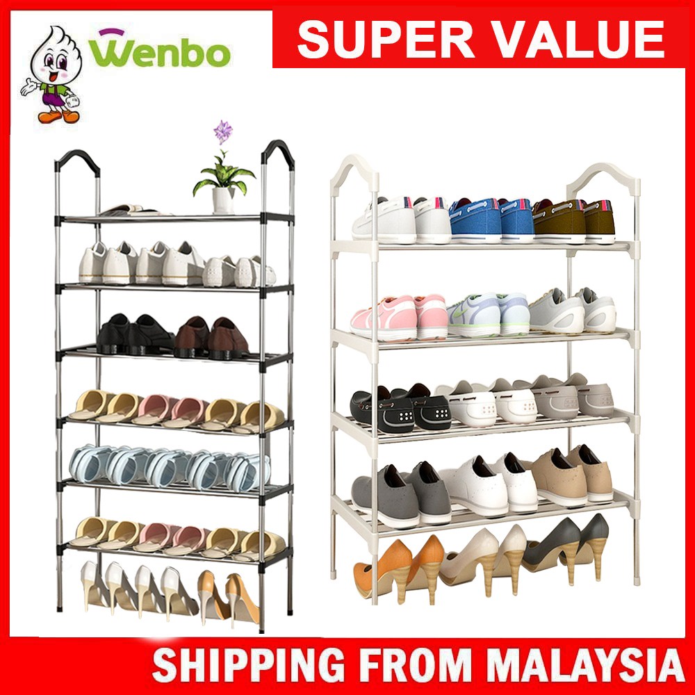 Wenbo 4 Tier / 5 Tier/ 6 Tier Multilayer Shoe Storage Organizer Rack ... Wenbo 4 Tier / 5 Tier/ 6 Tier Multilayer Shoe Storage Organizer Rack ...