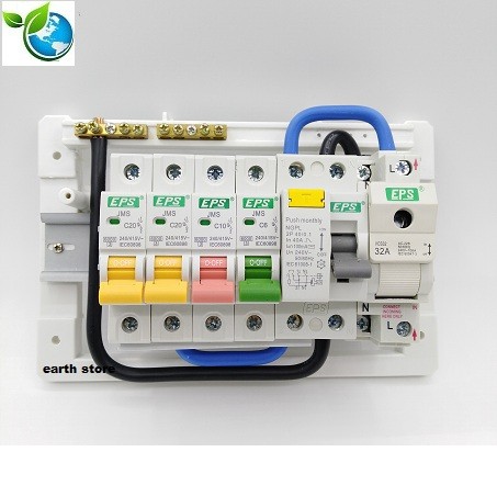 DB BOX FULL SET WITH BUILT IN EPS MCB 6A/10A/20A 1P 6KA & 40A / 63A ...