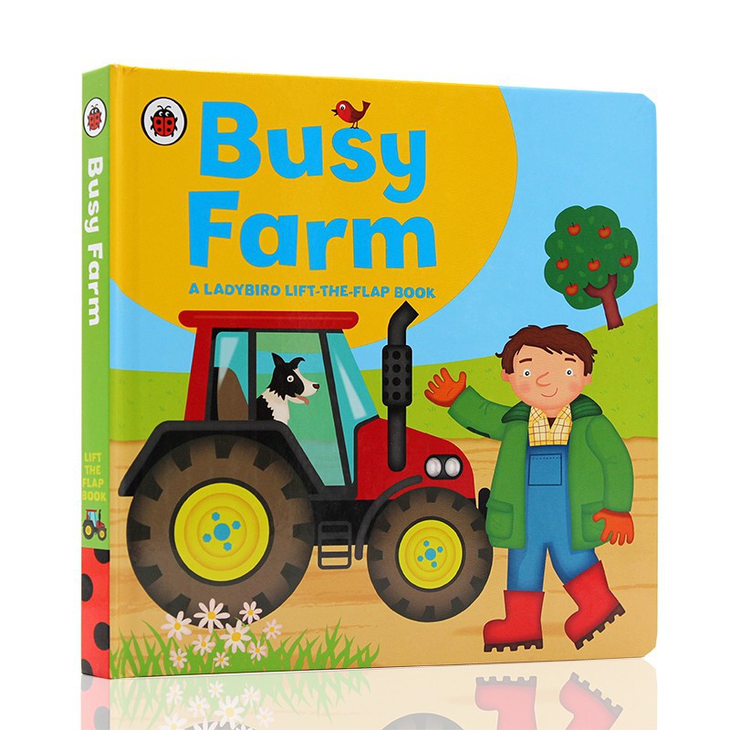 Clearance-Ladybird lift-the-flap book: Busy Farm Board Book/Kids ...