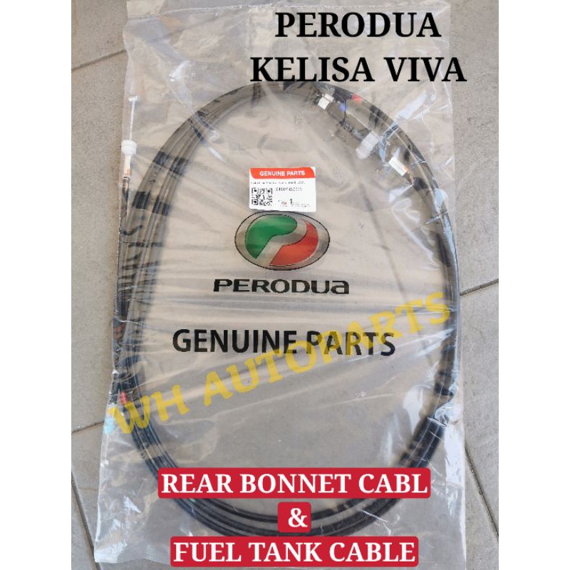 REAR BONNET CABLE & FUEL TANK CABLE ORIGINAL PERODUA KELISA VIVA FUEL ...