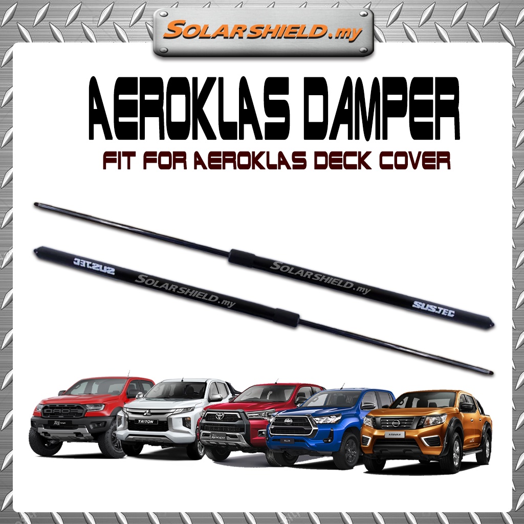 AEROKLAS SUSTEC 4x4 Deck Cover 45 Degree Use Lift Up Damper Gas Lifter ...