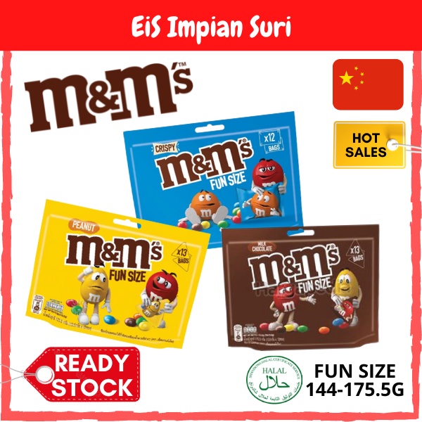 (Ready Stock!!)M&M's Chocolate Crispy / Milk Chocolate Fun Size Share ...