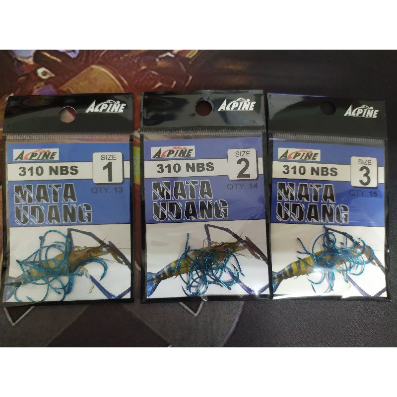 Alpine Mata Udang Biru || Blue Prawn Hook | Shopee Malaysia