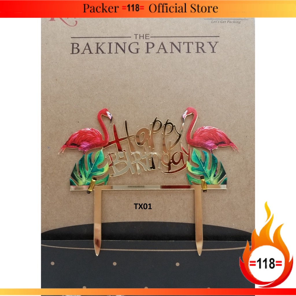 Acrylic Cake Topper - Bigger Size Width 15cm | Shopee Malaysia