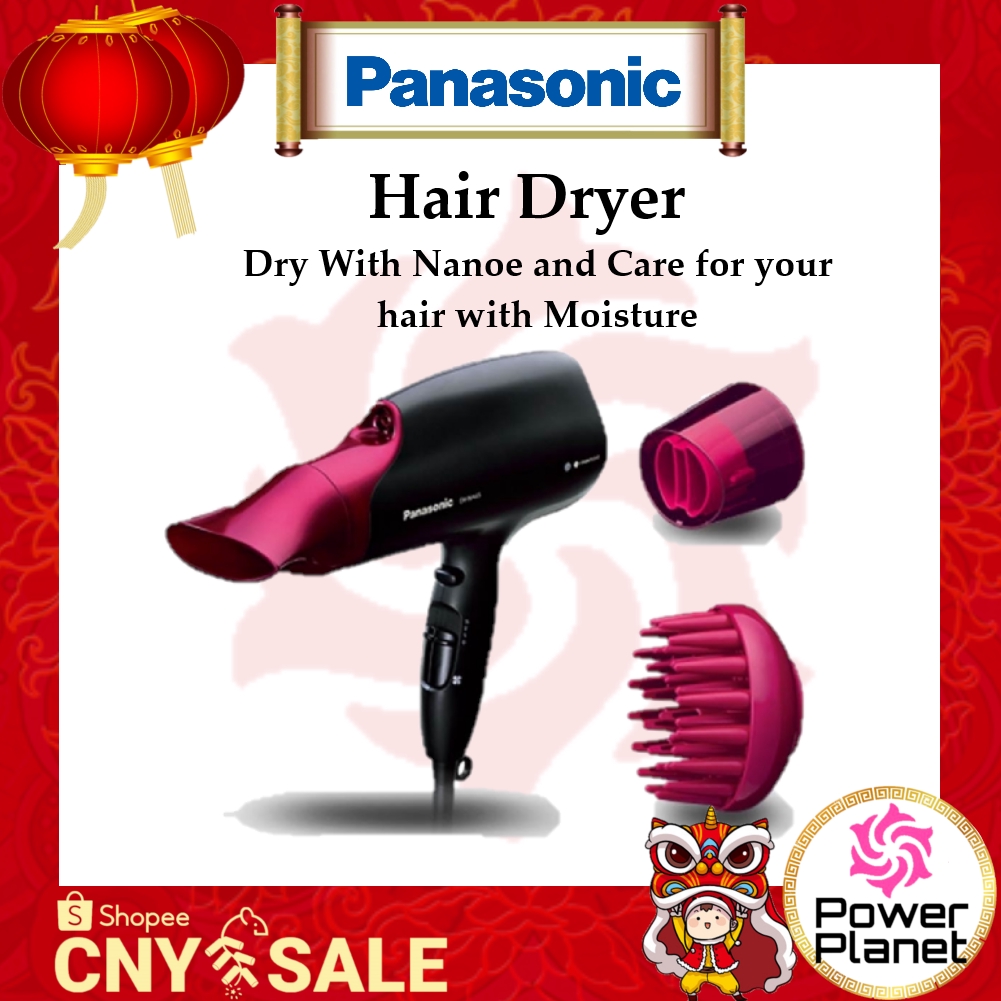 Panasonic Hair Dryer EH-NA65-K655 Dry With Nanoe and Care for your hair ...