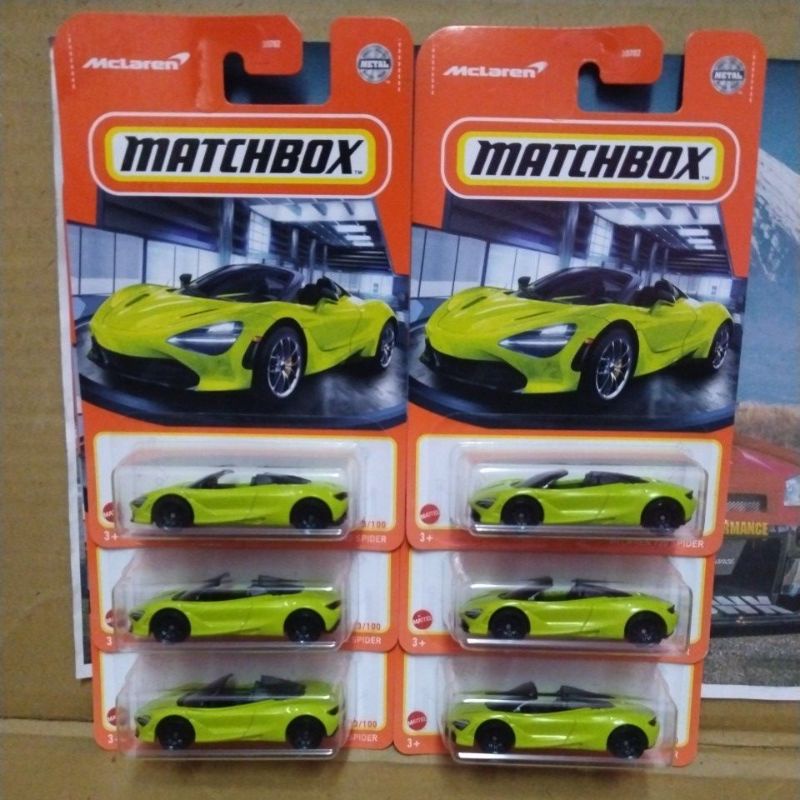 Matchbox McLaren 720 Spider 2022 MBX | Shopee Malaysia