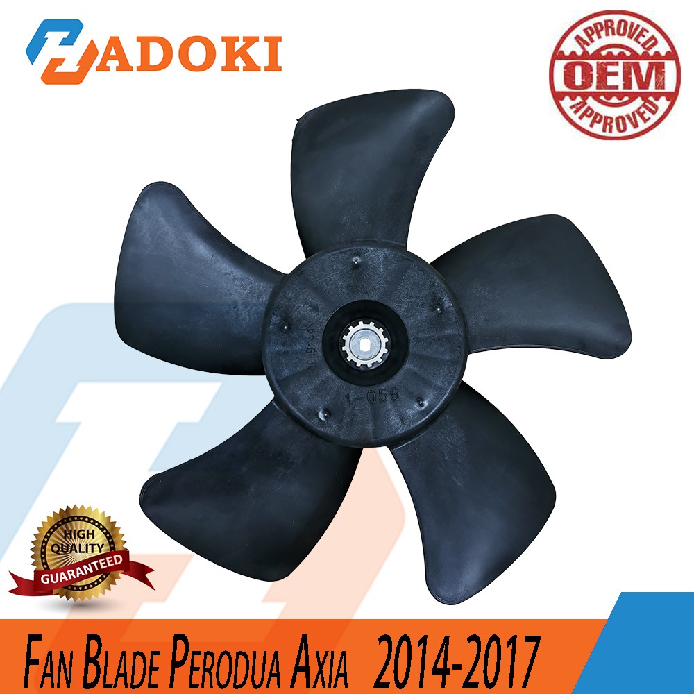 Radiator FAN BLADE Perodua Axia 2014-2017 | Shopee Malaysia
