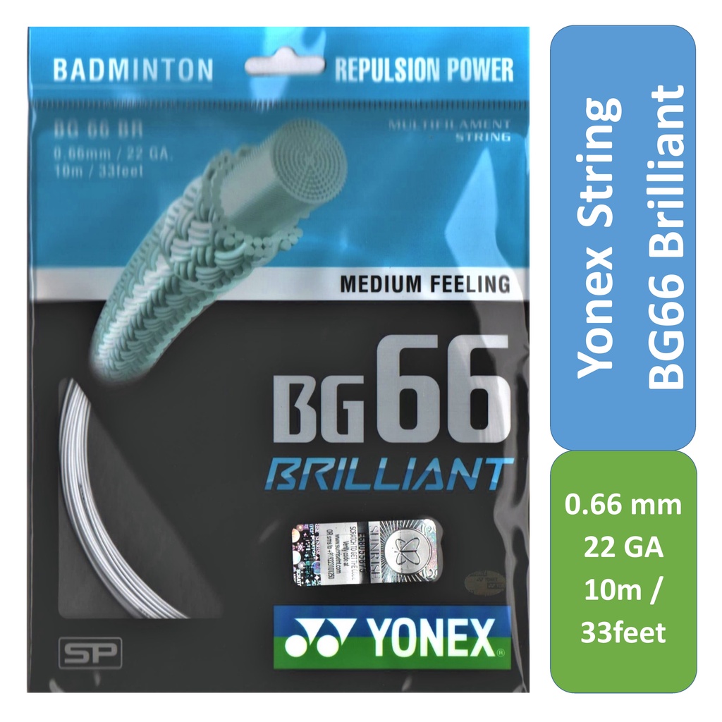 Yonex String BG66 Brilliant (Original) | Shopee Malaysia