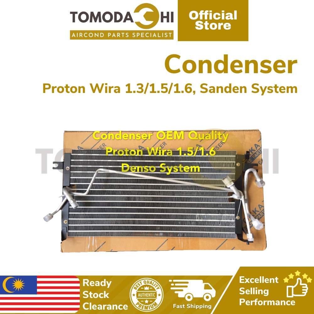 TOMODACHI Car Air Cond Condenser Aircond Proton Wira 1.3 1.5 1.6 Denso ...