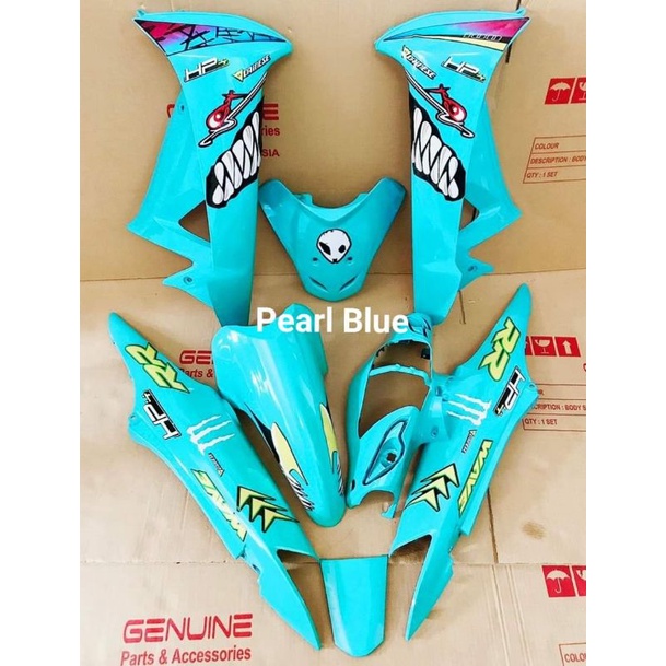COVERSET SHARK HONDA WAVE 100R | Shopee Malaysia