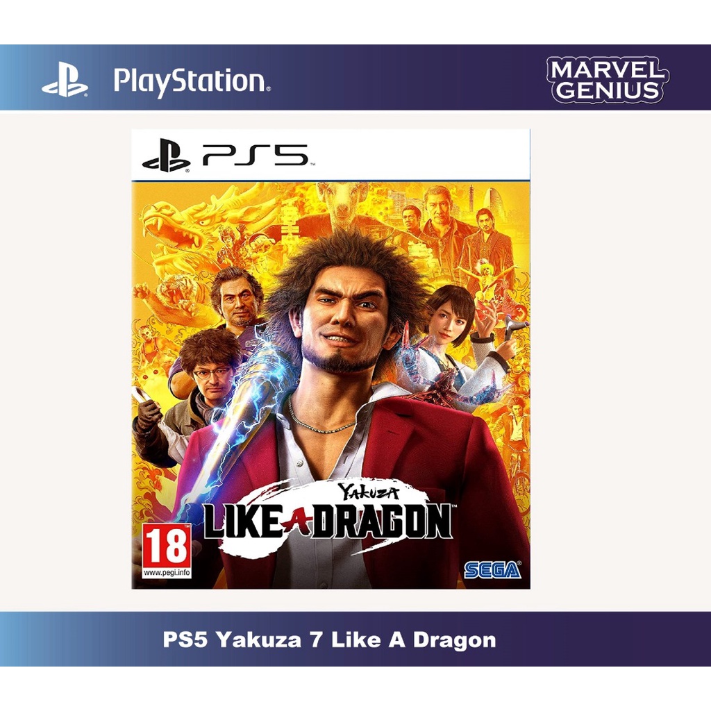 Ps5 Game Yakuza 7 Like A Dragon Ryu Ga Gotoku 7 Hikari To Yami No