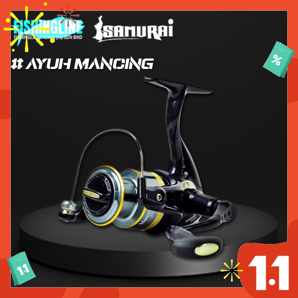 MASERATI 2000-6000 SAMURAI REEL (BLACK) | Shopee Malaysia