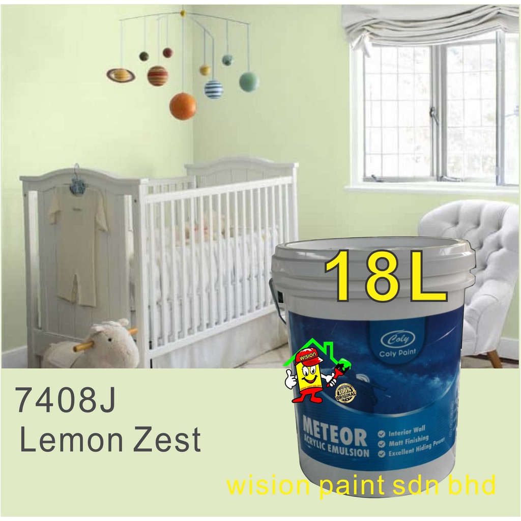 18 Litre ( Coly Paint Meteor Acrylic Emulsion ) Interior Paint ...