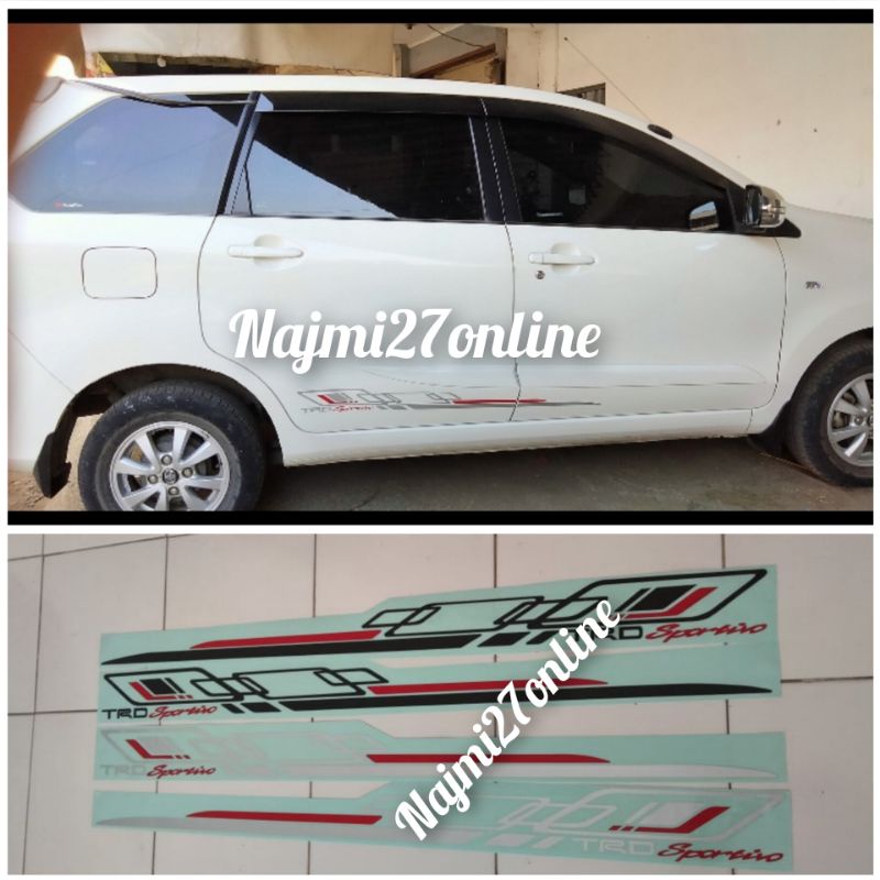 Universal XENIA AVANZA TRD SPORTIVO CAR BODY STRIPING | Shopee Malaysia