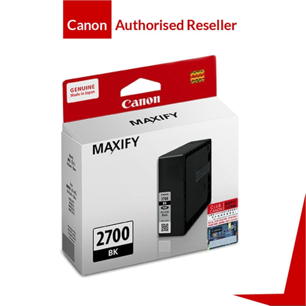Canon PGI-2700 Cartridge For MAXIFY iB4070/iB4170/MB5070/MB5170/MB5370 ...
