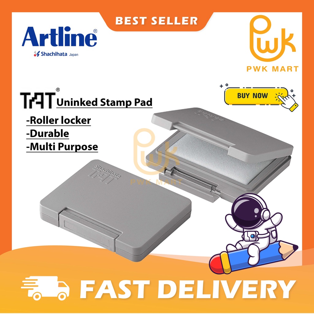 🔥READY STOCK🔥TAT Indelible Stamp pad (Multipurpose) -Uninked (Small ...