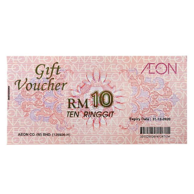 AEON Gift Voucher RM10 EXPIRY 30 September 2025 | Shopee Malaysia