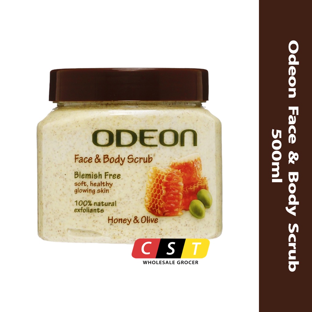 Odeon Face & Body Scrub ( 300ml / 500ml ) | Shopee Malaysia