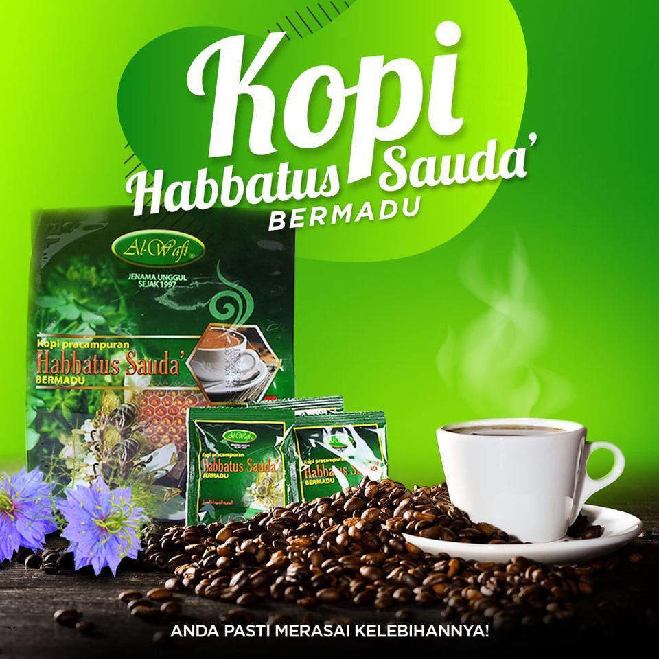 KOPI HABBATUS SAUDA' BY AL-WAFI ( 20GM X 20 SACHET ) POUCH | Shopee Malaysia