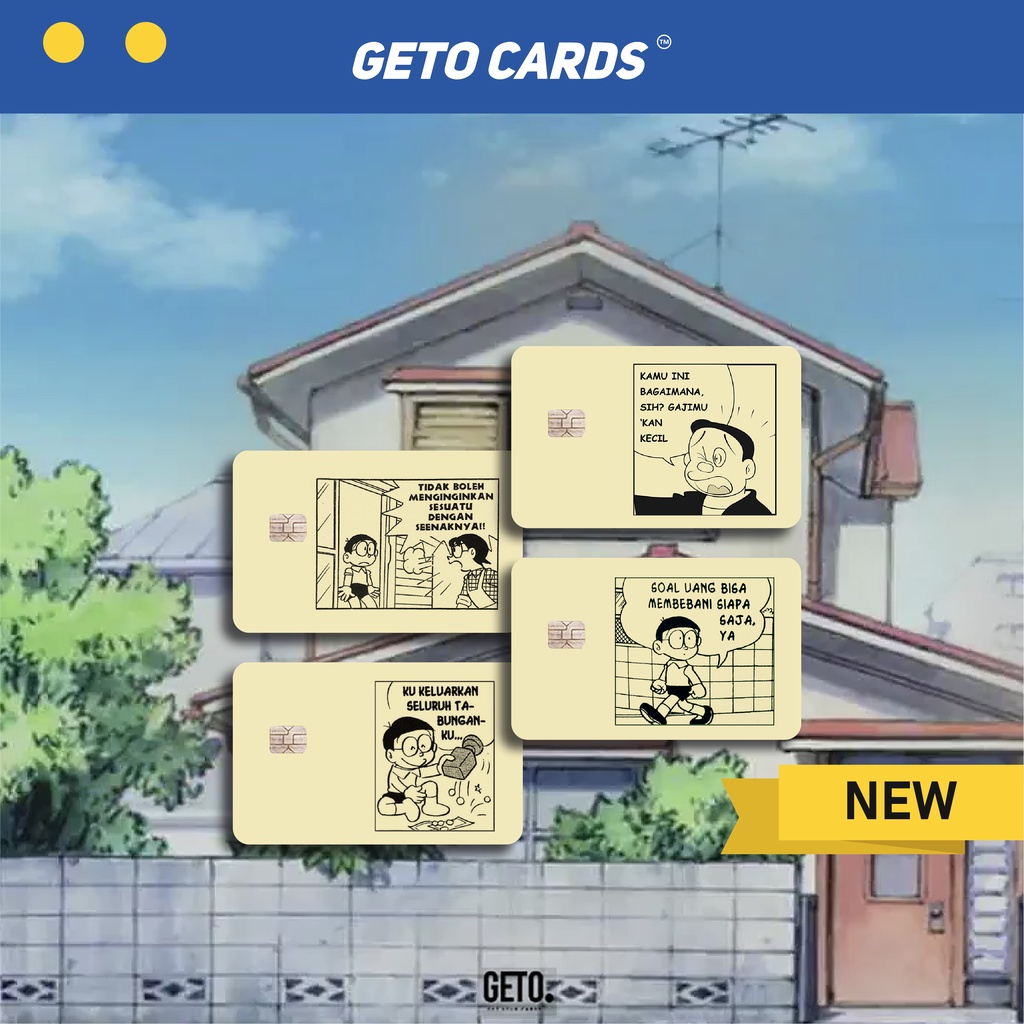 Doraemon Comic Meme Cartoon Atm Card Skin Sticker | Getocard GETO CARDS ...