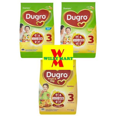Dumex Dugro Step 3 [1.5kg] Fruit&Veg/ Asli/ Madu [Fruit & Veg ...
