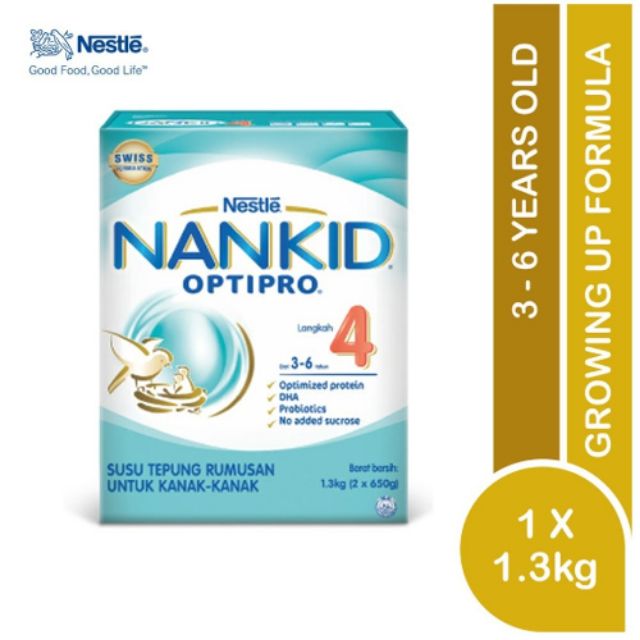 NANKID OPTIPRO 4 WEIGHT 1.3KG (2X650G) | Shopee Malaysia