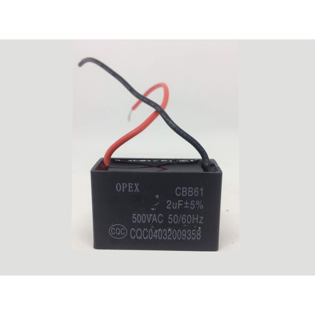 KIPAS CEILING FAN CAPACITOR MOTOR CAPACITOR CBB61 2uF 2.5uF | Shopee ...