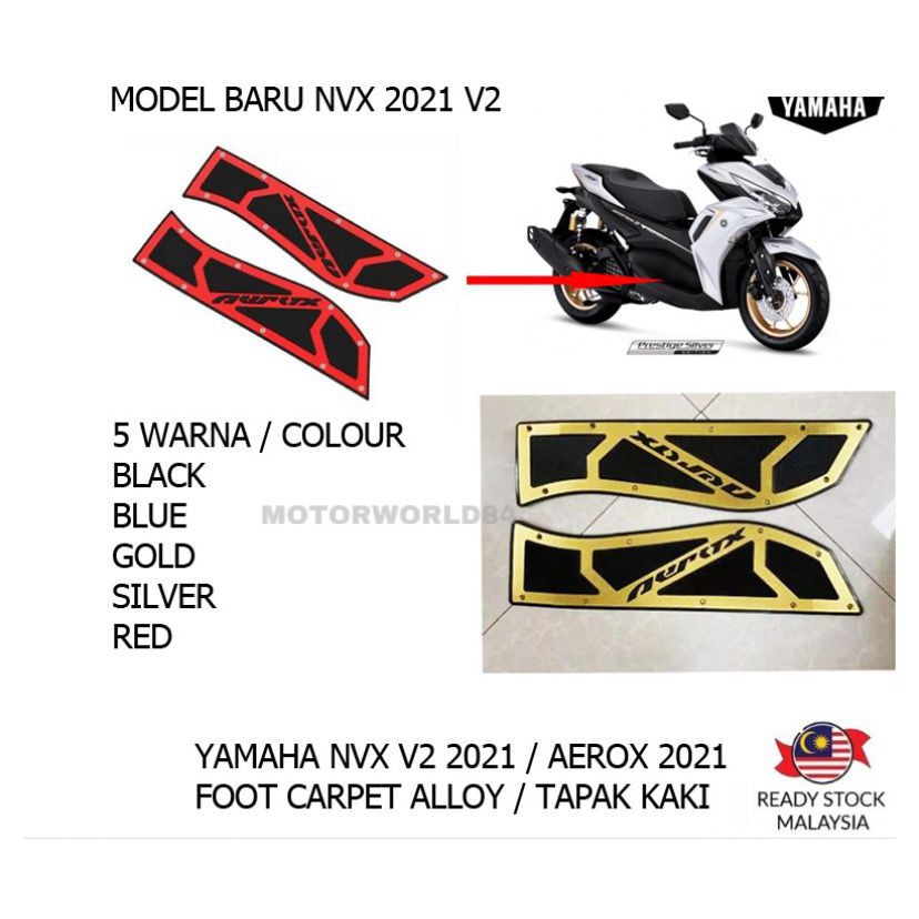 NVX155 V3 CARPET YAMAHA NVXV2 NVX V2 NEW 2021 2024 NMX V3 2025 AEROX ...