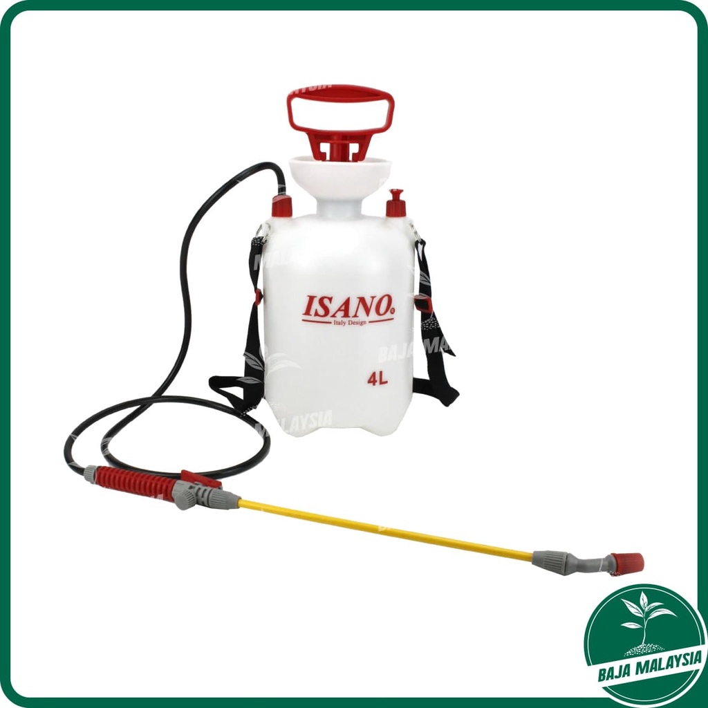 ISANO Garden Pressure Sprayer Adjustable Spray Nozzle Lubricant PVC ...