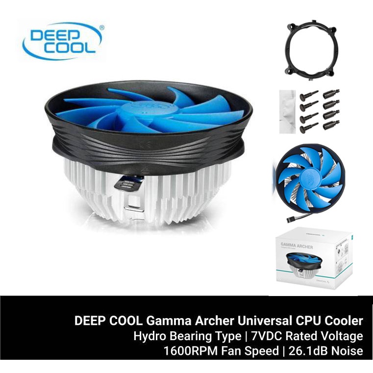 DeepCool GAMMA ARCHER Heatsink Fan HSF Intel LGA 775 1151 1150 1155 ...