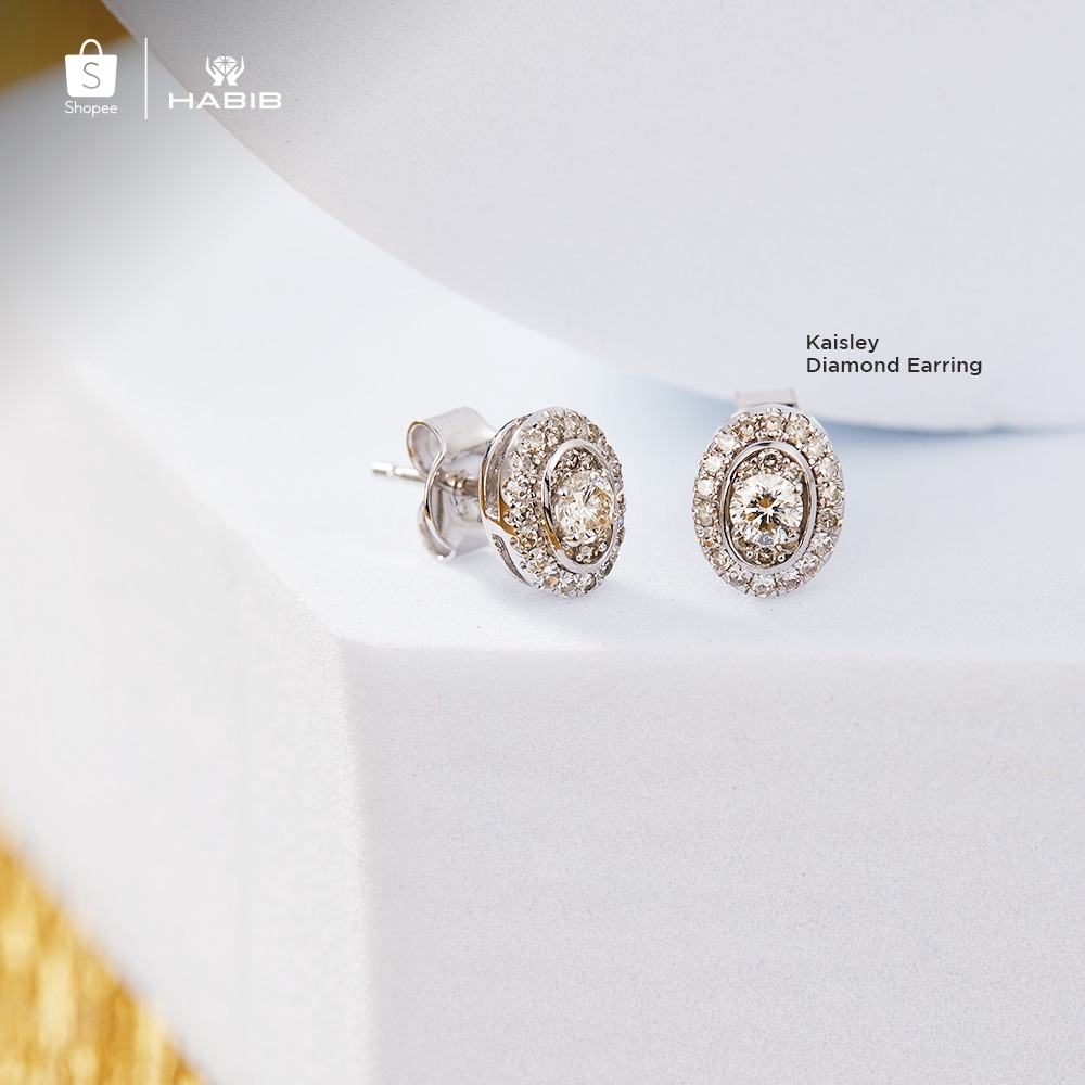 HABIB Kaisley Diamond Earring | Shopee Malaysia