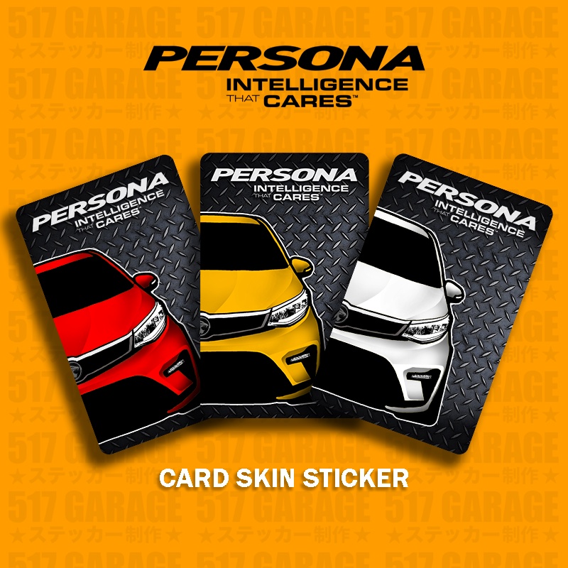 PROTON PERSONA 2022 - T*G STICKER - CARD STICKER - BANK CARD STICKER ...