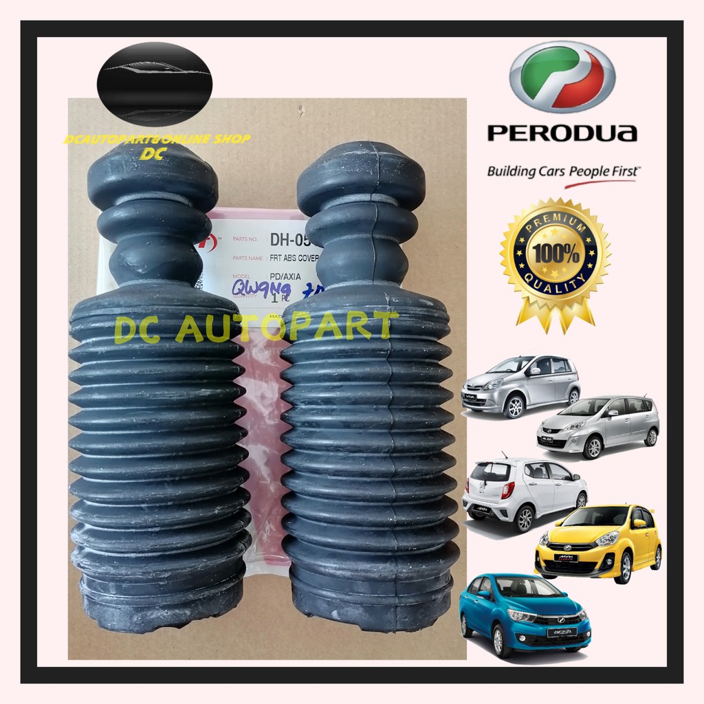 PERODUA MYVI ALZA VIVA AXIA BEZZA 2005-2016 FRONT ABSORBER DUST COVER ...