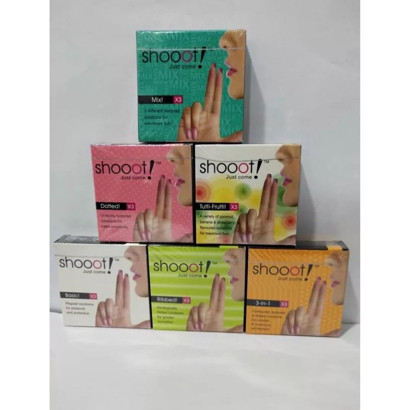 SHOOT SHOOOT! CONDOM (3'S) | Shopee Malaysia