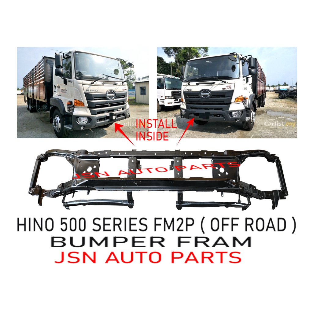 J125S08 BUMPER FRAM HINO 500 VALIDUS FM2P ( OFF ROAD ) | Shopee Malaysia