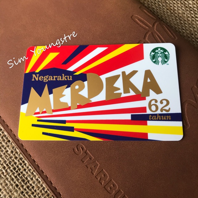 Starbucks Card Merdeka 62 Year （With Credit Rm50) | Shopee Malaysia