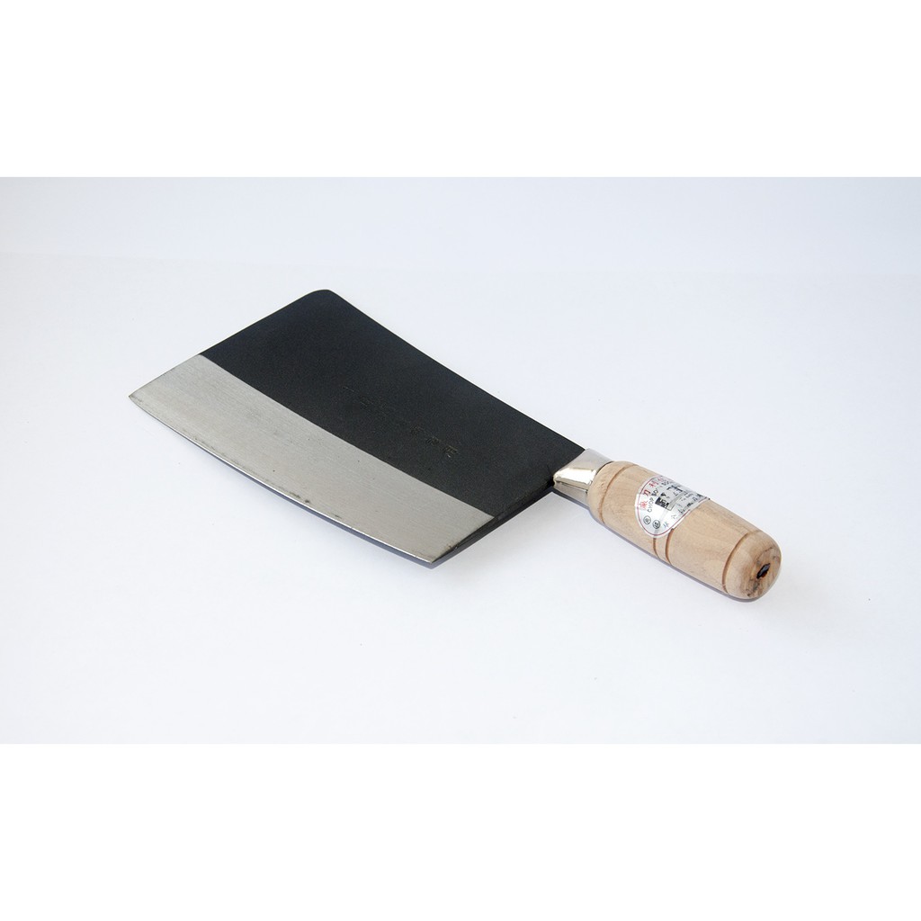 Authentic 55 Heavy Duty Cleaver Knife Chopper with Wooden Handle ...