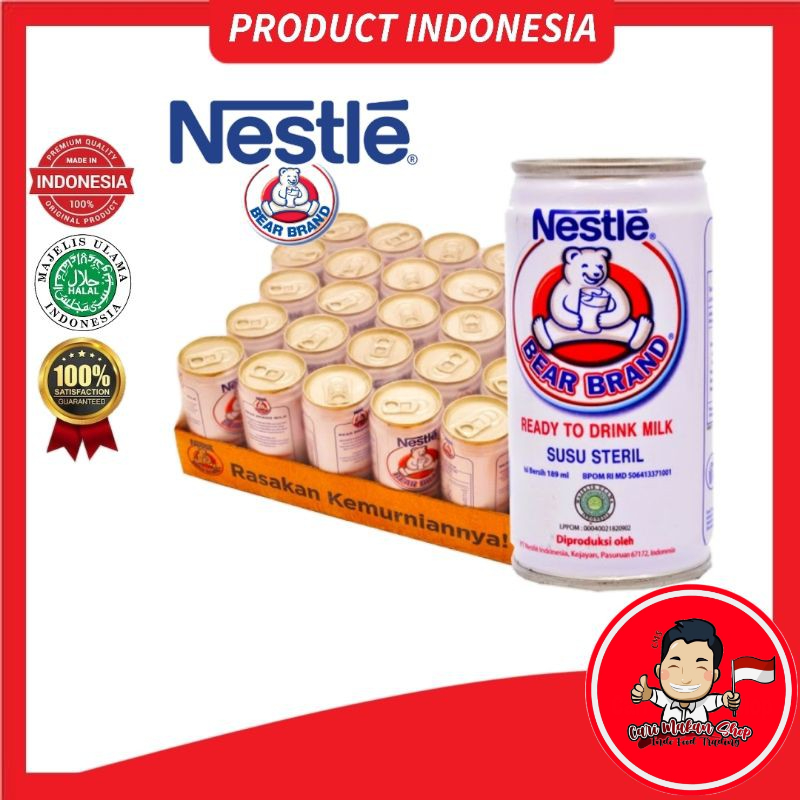 Nestle Susu Beruang Bear Brand 189ml Product Indonesia 🇮🇩 SusuBeruang ...