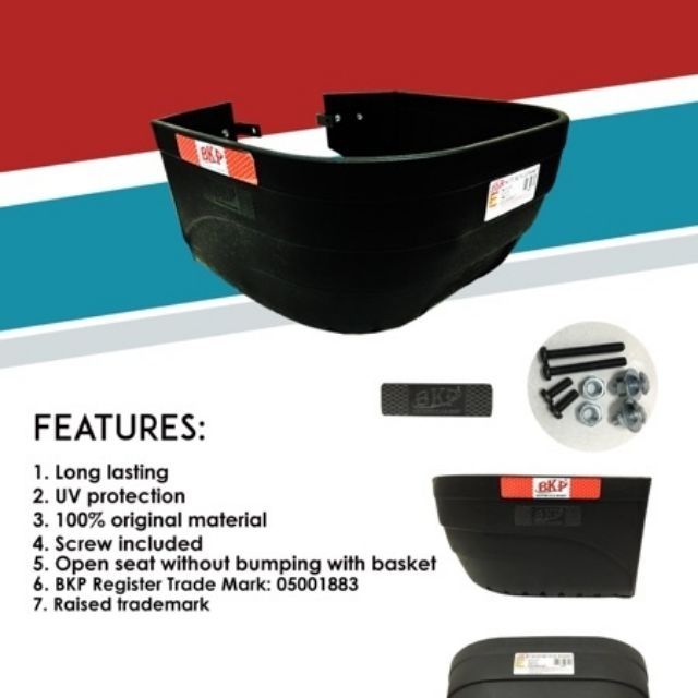 BKP BASKET PLASTIC MOTORCYCLE 100% ORIGINAL | Shopee Malaysia