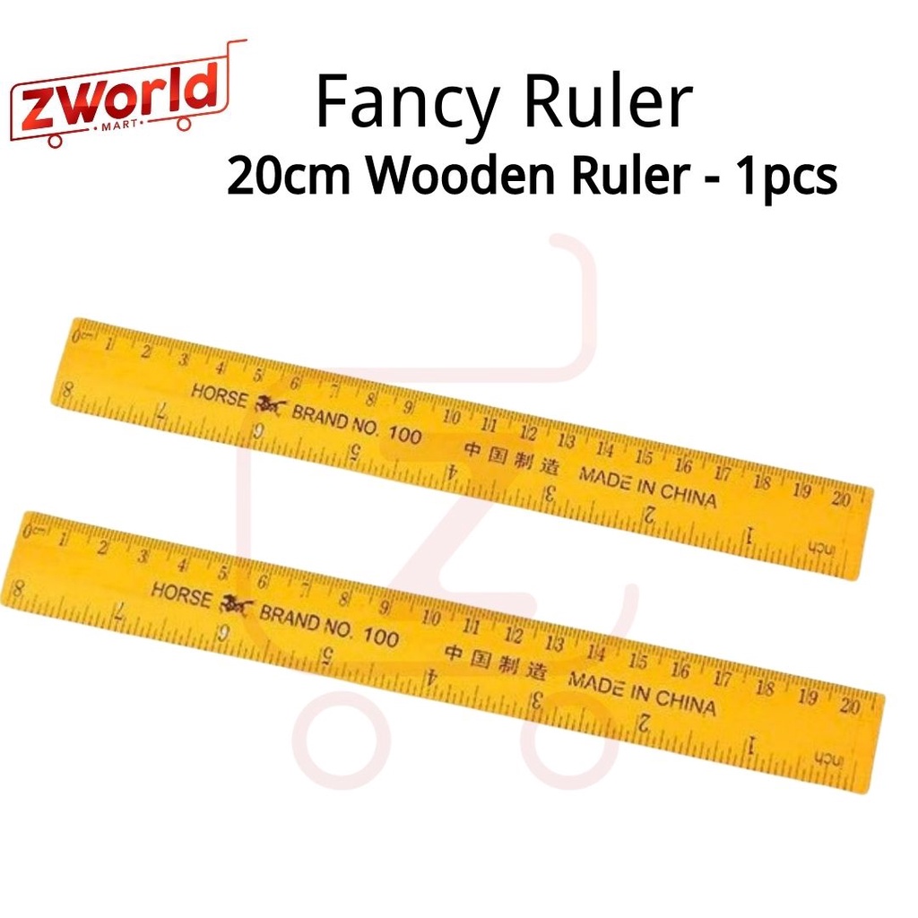 Fancy Ruler Transparent/ Wooden/ Steel/ Plastic | Shopee Malaysia