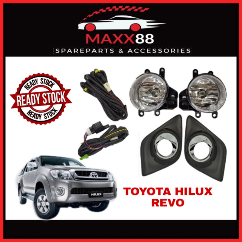TOYOTA HILUX REVO FOG LAMP FULL SET | Shopee Malaysia