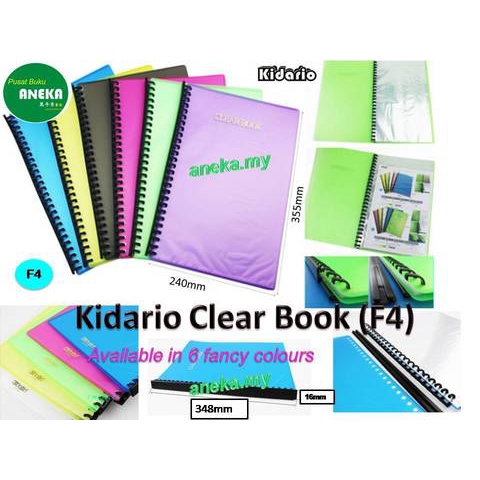 Kidario Clear Book (20pgs)-Refillable | Shopee Malaysia