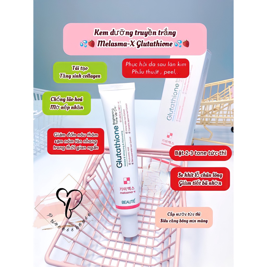 [White Tube] Melasma-X 3D Glutathione Tone Up Cream | Shopee Malaysia