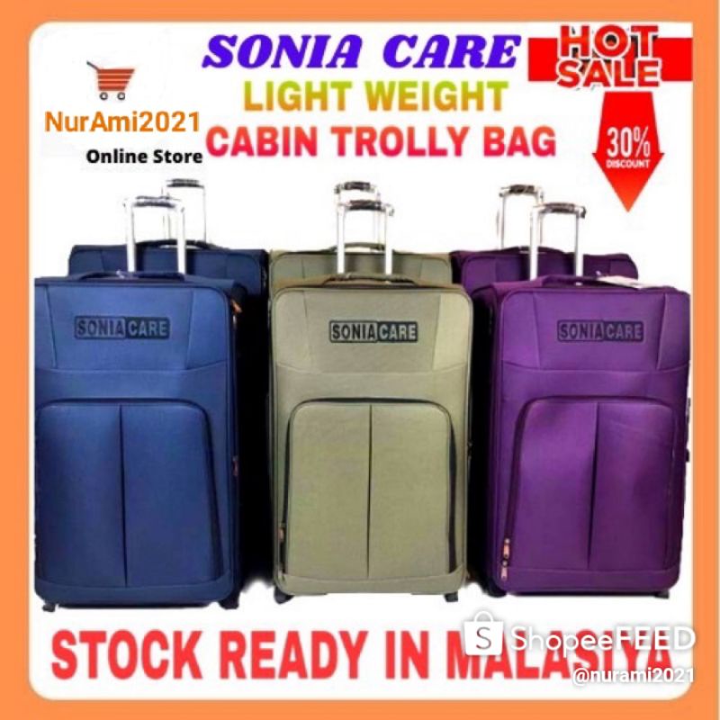 Luggage Trolley Bags SIZE 32/36 INCH (SONIA CARE ) Now Stock Available in Malaysia,High Quality ...