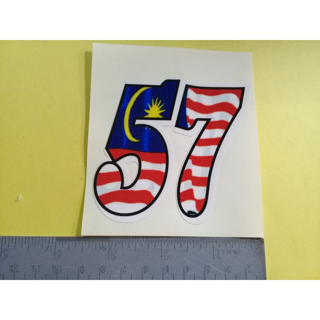 20230823-403 0514A TAHUN MERDEKA 57 Body Sticker / Stripe / STIKER ...