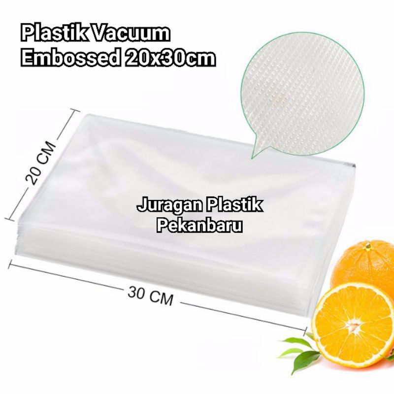 Vacuum Embossed Plastic 20x30 cm / Vacuum Emboss Sealer Frozen Food ...