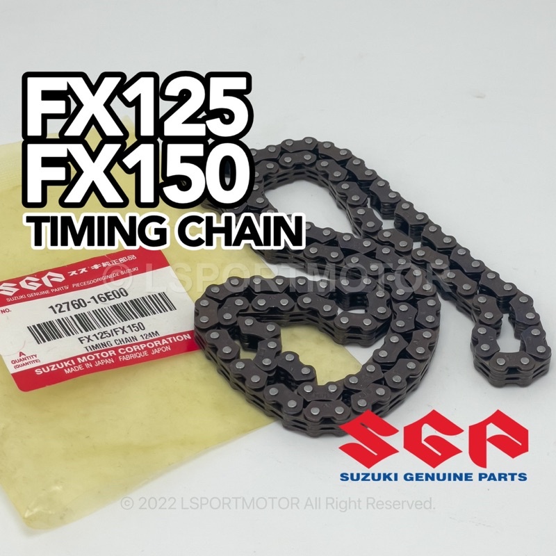 ORIGINAL 🔥 SUZUKI FX125 / FX150 TIMING CHAIN (124M) RANTAI KECIL FX 125 ...