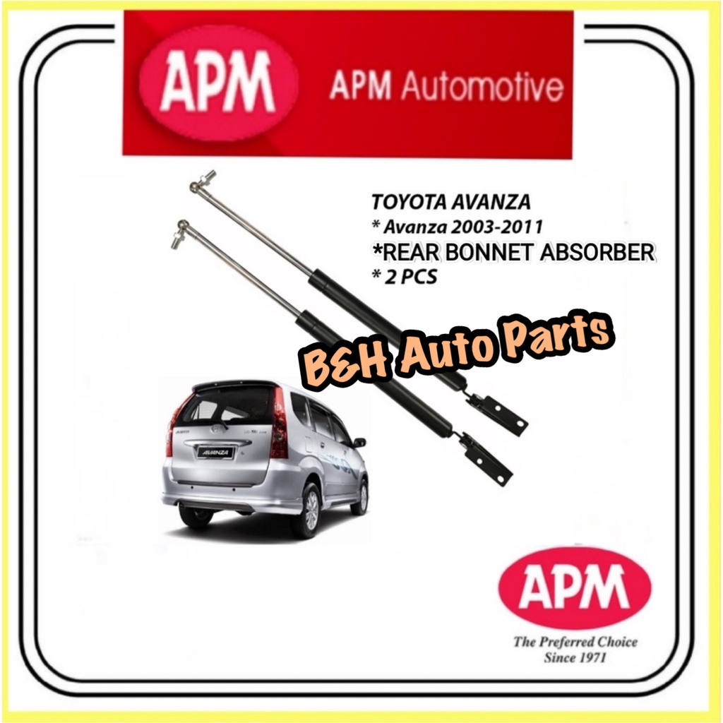 Apm Rear Bonnet Absorber / Gas Spring / Tailgate Damper for Toyota ...