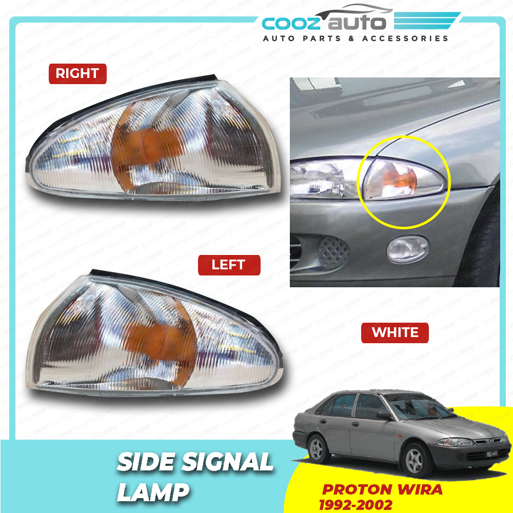 Proton Wira Front Signal Lamp Light Side Signal Parking Lamp White ...