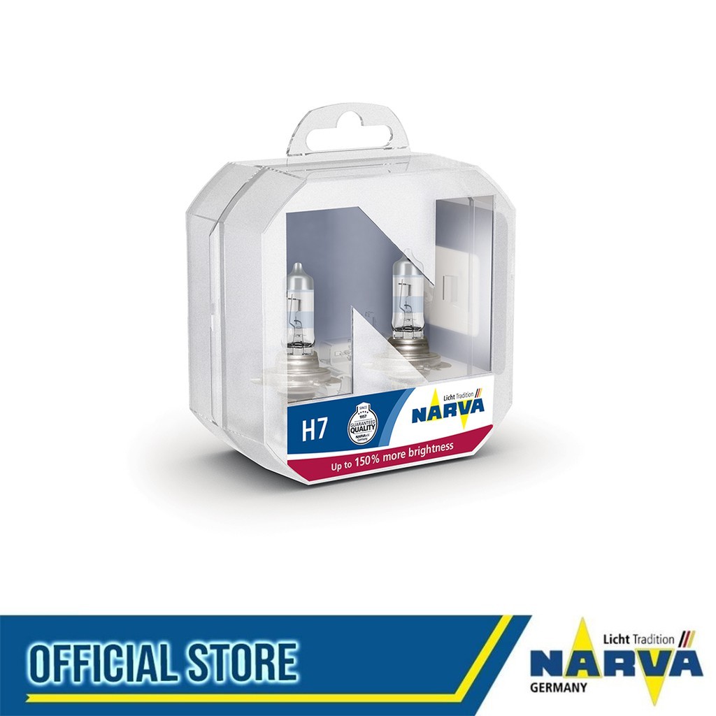 NARVA Germany H7 Range Power +150% Brightness 4300K Halogen Headlight ...